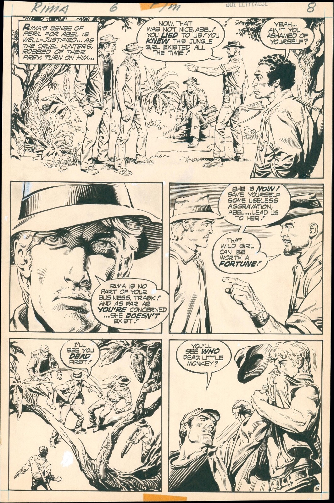 Rima the Jungle Girl #6 page 5 art by Nestor Redondo | eBay