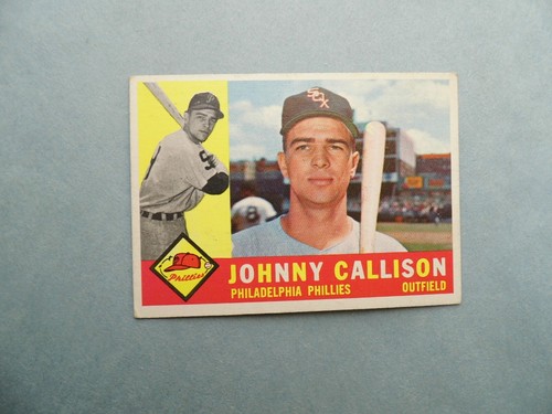Johnny Callison 1960 Topps Card No. 17 VG + | eBay