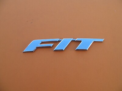 09 10 11 12 13 14 HONDA FIT REAR TRUNK LID CHROME EMBLEM LOGO BADGE ...