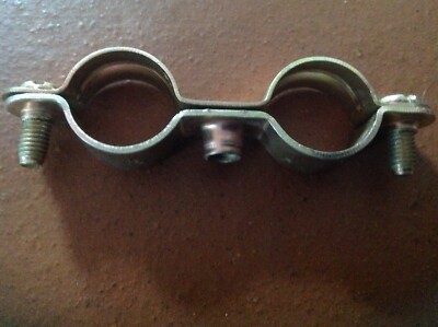 10 Double Metal Pipe Clips Clamps 18mm -20mm | eBay UK