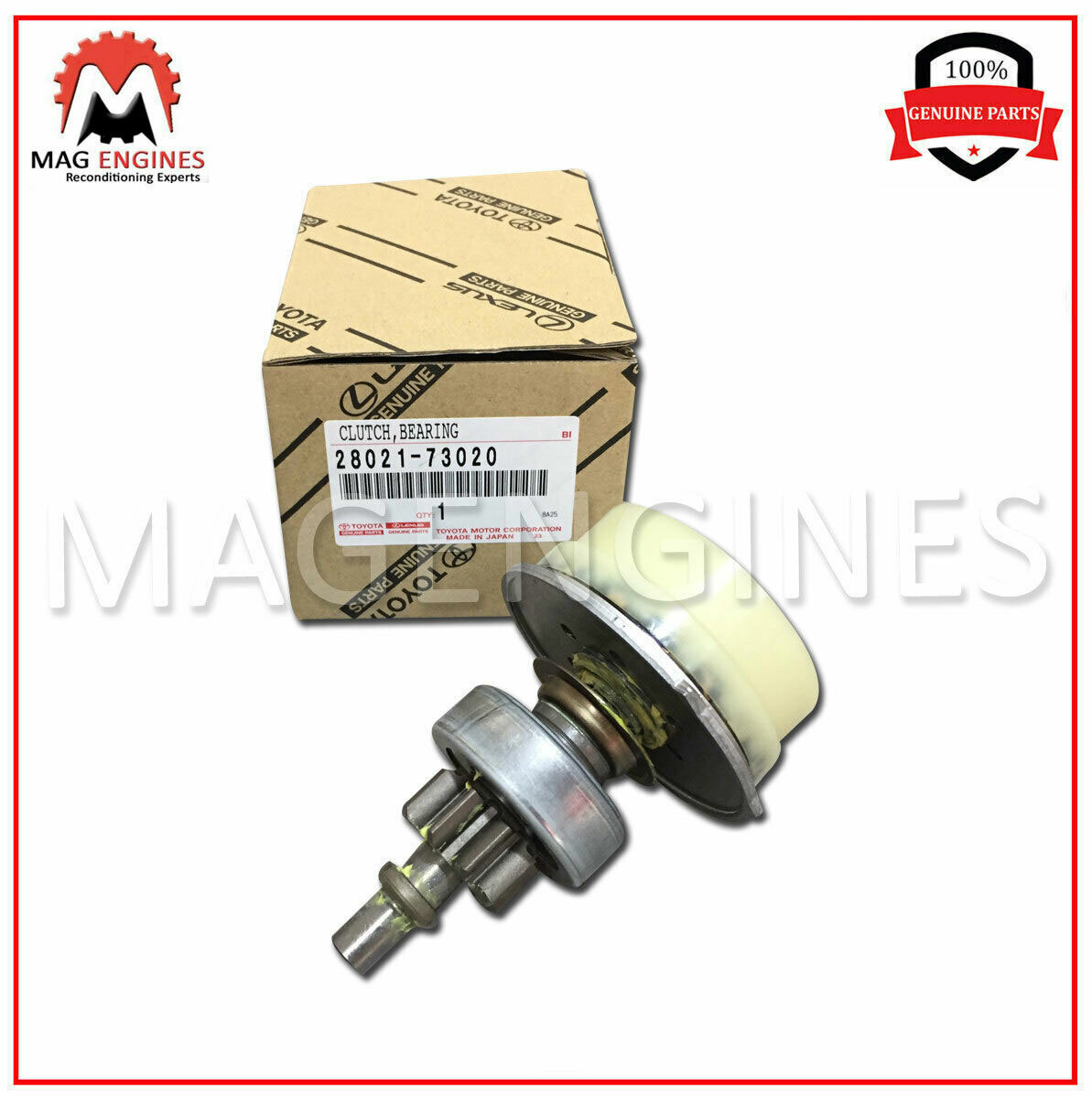 28021-73020 GENUINE OEM CLUTCH SUB-ASSY, STARTER CENTER BEARING ...