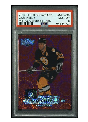 2013-14 Fleer Showcase Universe PMG Red Cam Neely MU-39 #/75 PSA 8 ...