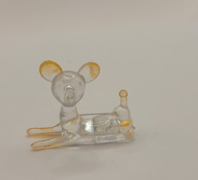 Vintage Lucite Clear Plastic mouse Made in Hong Kong | eBay