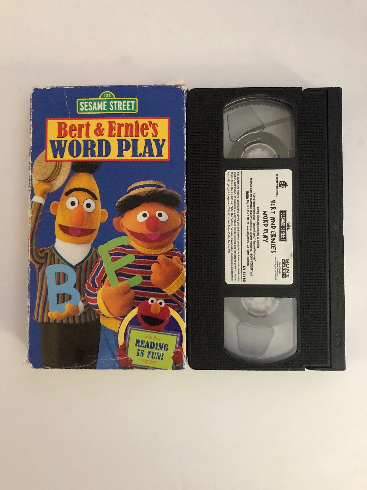 Sesame Street:Bert & Ernie's Word Play(VHS,2002)TESTED-RARE VINTAGE ...