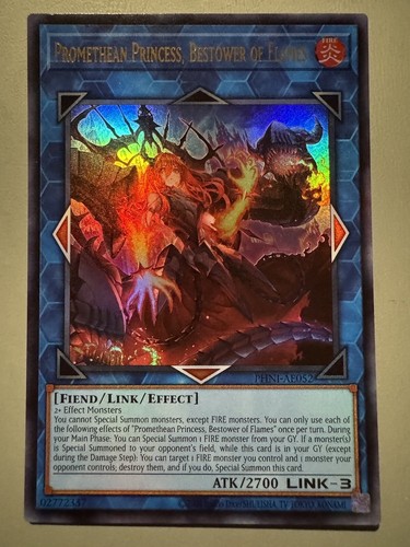 YUGIOH PROMETHEAN PRINCESS BESTOWER OF FLAMES ASIA ENGLISH PHNI ULTRA ...