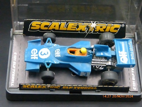 Vintage metal '70s Scalextric F1 car C121 ELF Tyrell in perfect ...