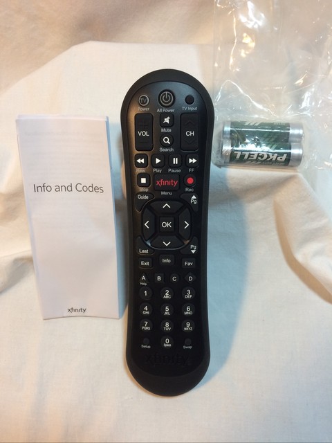 Xfinity Comcast XR5 RF Remote Control - Black for sale online | eBay