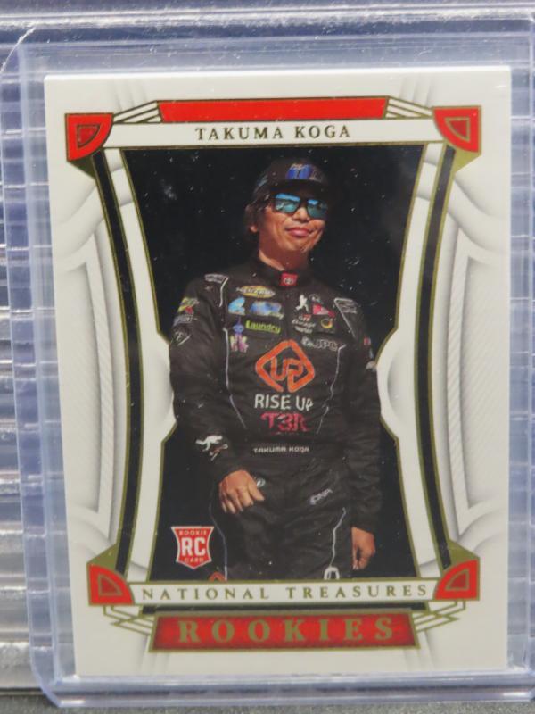Takuma Koga 2023 National Treasures NASCAR #94 Midnight /20 Price Guide ...
