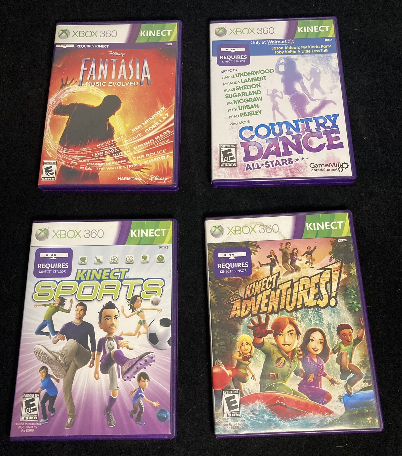 XBOX 360 Kinect Games Lot 4 Pack | eBay