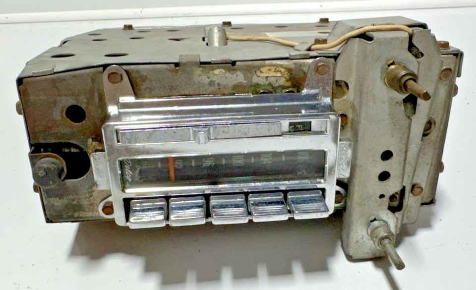 1963-1967 Chevrolet Corvette C2 AM FM Delco Automotive Radio OEM Part ...