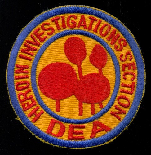 DEA Heroin Investigation Section Federal Police Patch AA | eBay