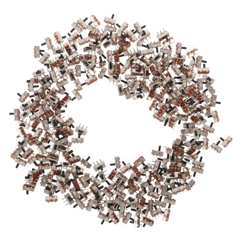 300pcs Slide Switch - 2 Position Toggle Vertical Panel Mount Small High ...