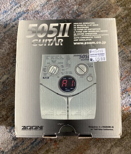 Zoom 505 II Guitar Multi-Effect Pedal w/ Box NO POWER CORD | eBay