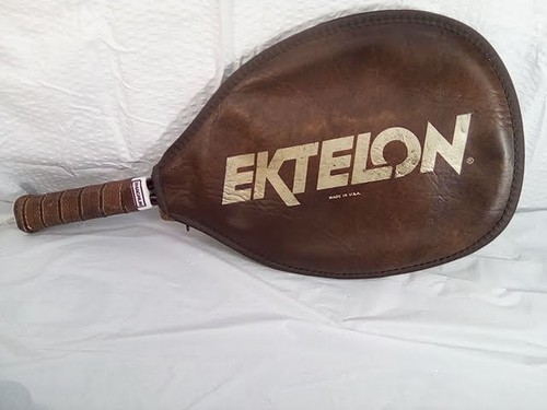 Ektelon Magnum Vintage Racketball Racket, Brown, Small Leather Grip And ...