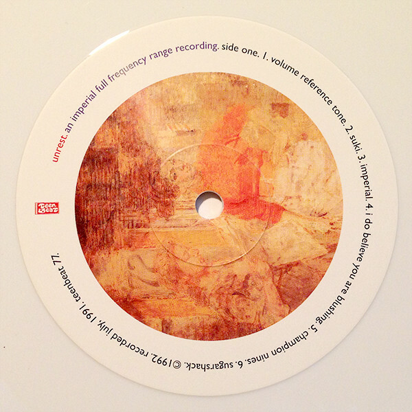 Unrest Imperial F.f.r.r. WHITE VINYL LP Record ffrr limited pressing ...