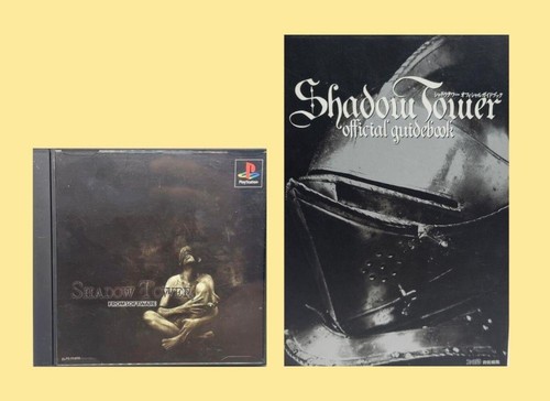 Shadow Tower PS1 Game & Official Guidebook Sony Playstation Japanese ...