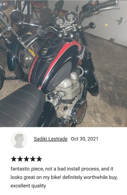 Tank Strap Bag Speed400 (Real Leather) for Triumph Speed 400 ...