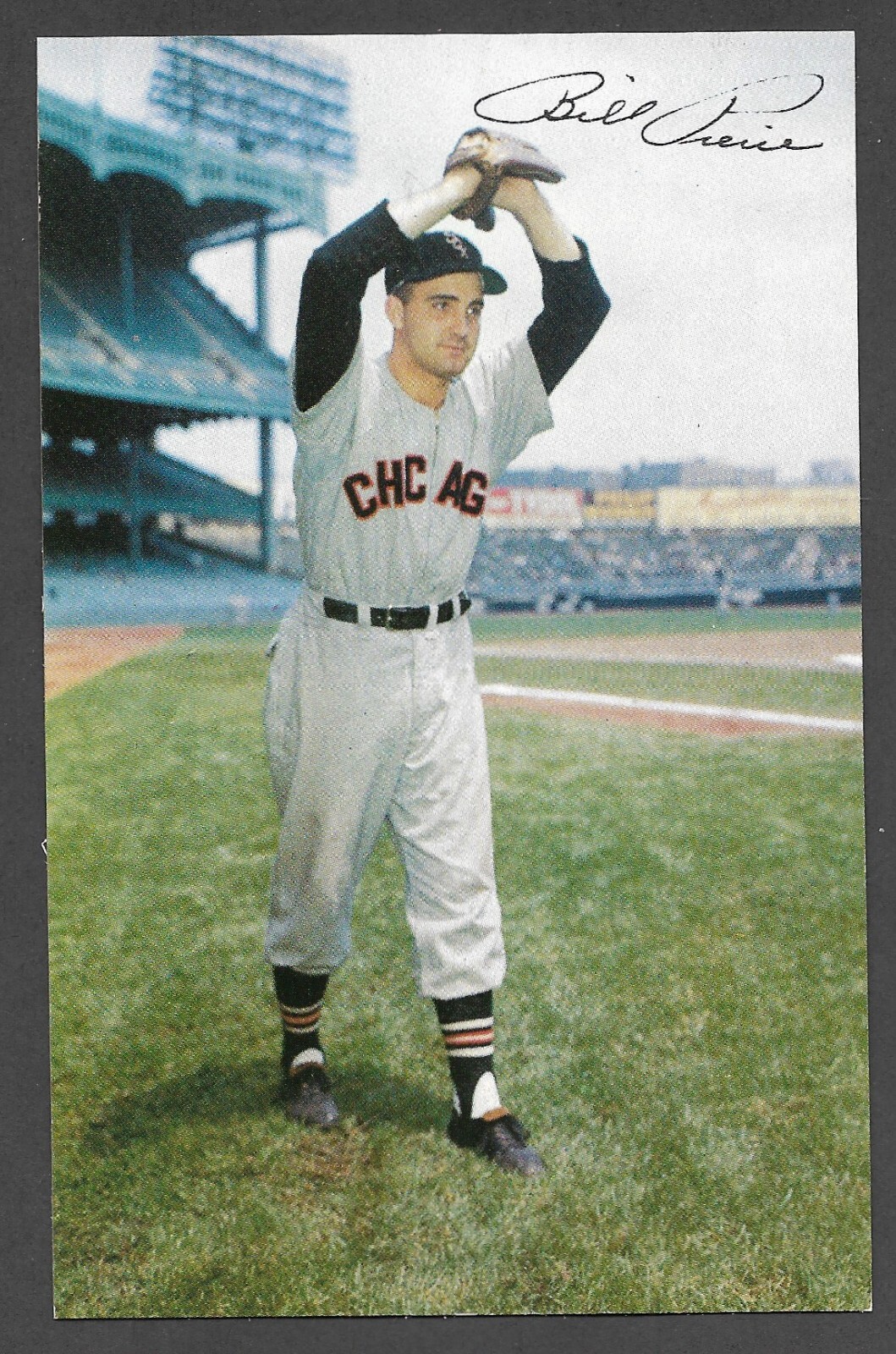 1953-55 DORMAND Billy Pierce WHITE SOX UNSIGNED 3-1/2 x 5-1/2 PHOTO ...