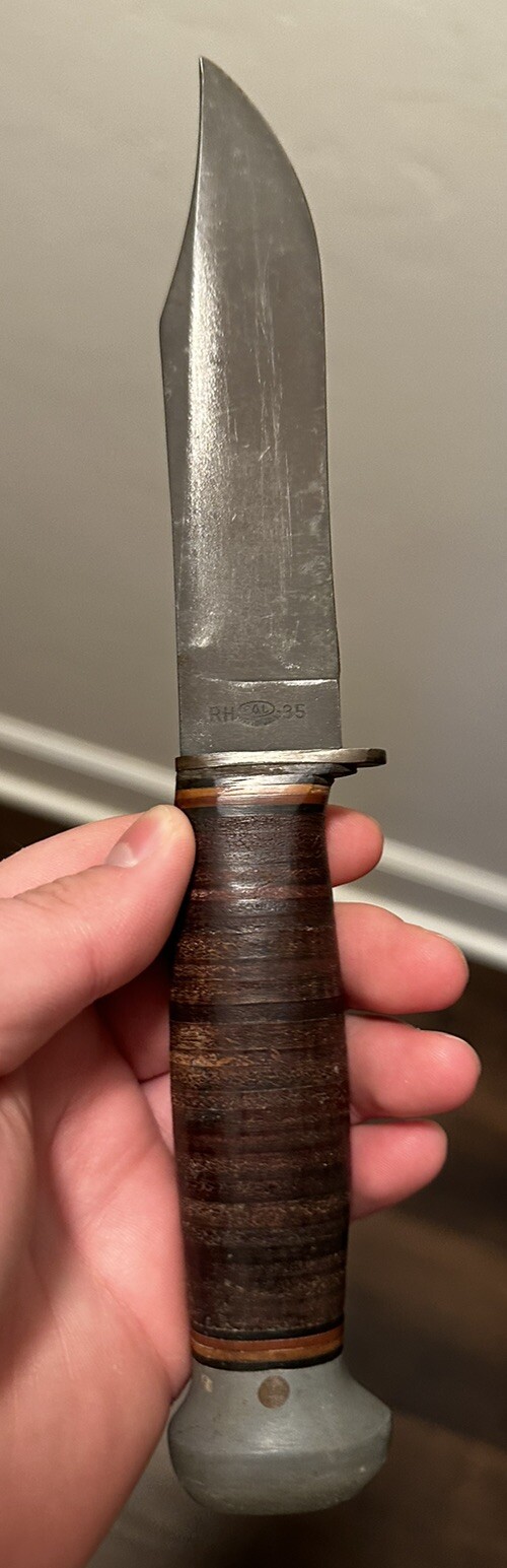 A+ WWII US Navy Mk1 Fighting Knife RH-35 PAL USN Mark 1 Deck w/Scbd | eBay