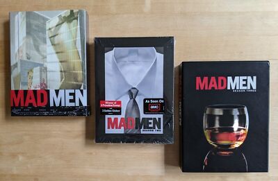 MAD MEN Seasons 1-3 DVD, Like New, 12 Pristine Discs & Cases ...