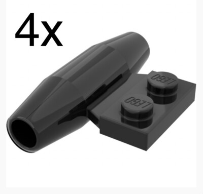 LEGO NEW Small Smooth Engine w/ Axle Holder Slot and 1x2 Side Plate ...