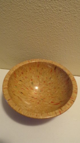 VINTAGE TEXAS WARE 111 MELAMINE MELMAC CONFETTI / SPLATTER MIXING BOWL ...