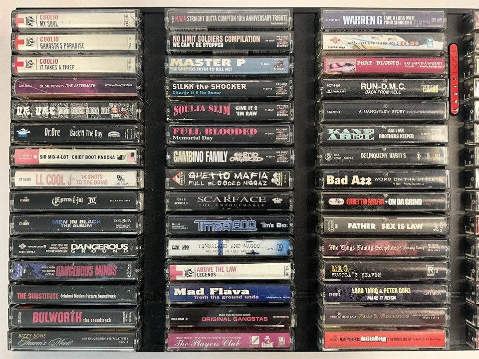 Vintage NEW Lot Of 60 Cassettes Rap Hip Hop 1990 2000 Music Dr Dre ...
