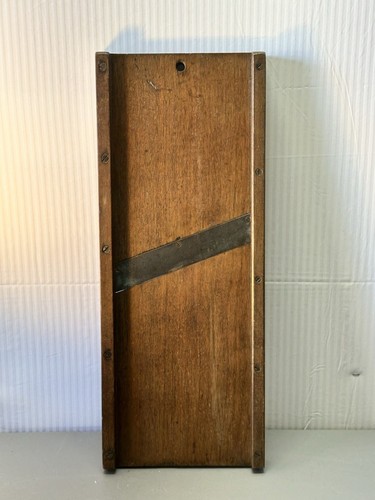 Vintage Single Blade Wooden Cabbage Slicer Kraut Cutter Mandolin Fixed ...