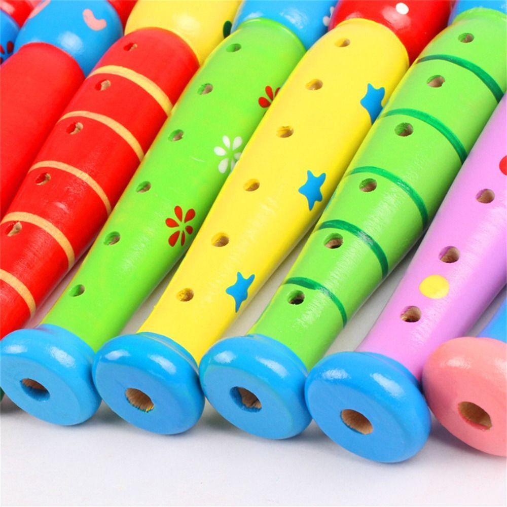 Early Education 6-Holes Flute Random Short Flute Kid Woodwind Musical ...