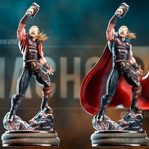 1/8 Scale 32cm Thor Unpainted Resin Model Kits Unassembled 3D Printed ...