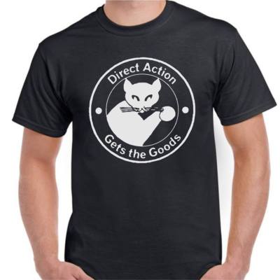 Industrial Workers Direct Action Cat Strike Anti Fascist Union IWW T ...