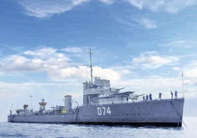 HMS FIREDRAKE LIMITED EDITION ART (25) | eBay UK