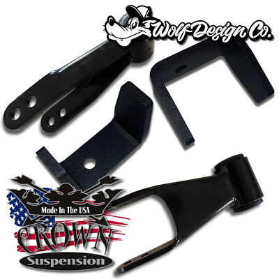 Crown 1983-2016 Ford Ranger Adj. 3" or 4" or 5" Lowering Drop Shackles ...