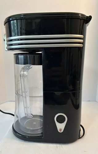 Nostalgia Iced Tea Brewing System with Plastic Pitcher, Black CIT3PLSBK ...