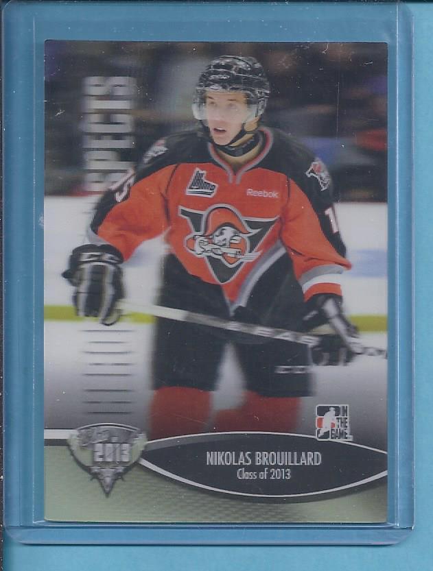 2013 ITG Heros And Prospects NIKOLAS BROUILLARD no.192 Voltigeurs | eBay