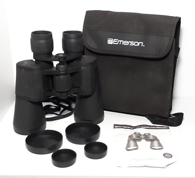 Emerson Binoculars 7X50 297FT @ 1000 YDS With Case, Lens Caps, and ...
