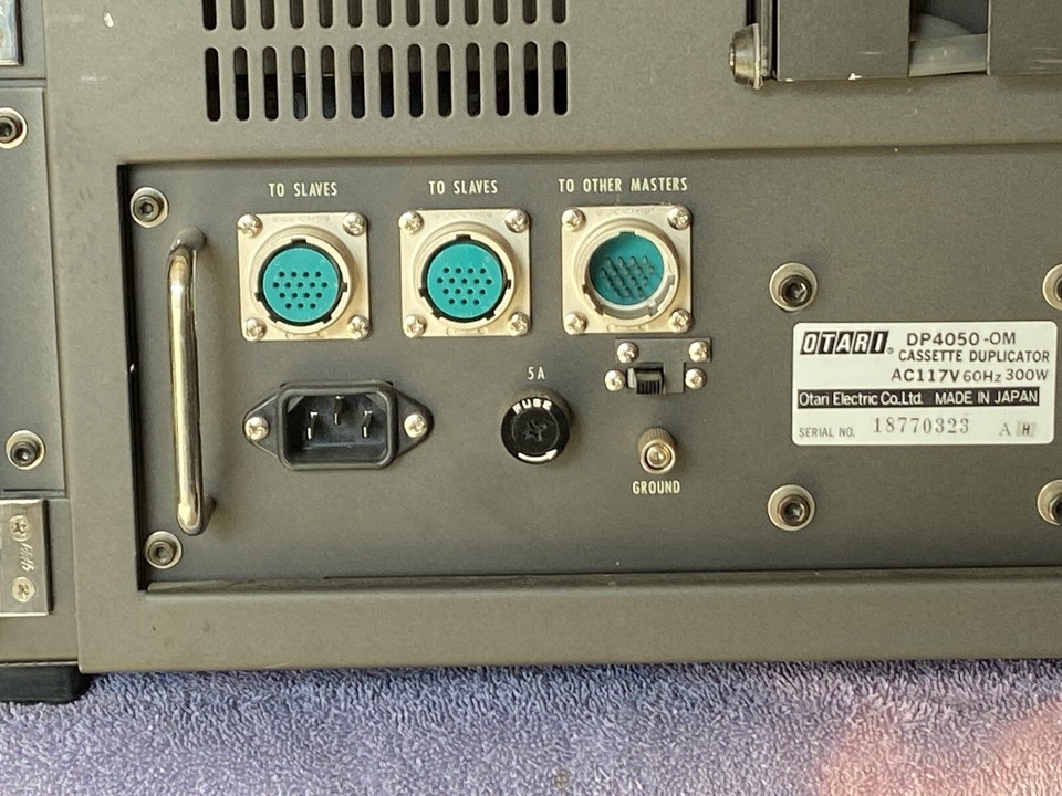 Otari DP-4050-OM reel-to-reel master machine for cassette duplicator | eBay