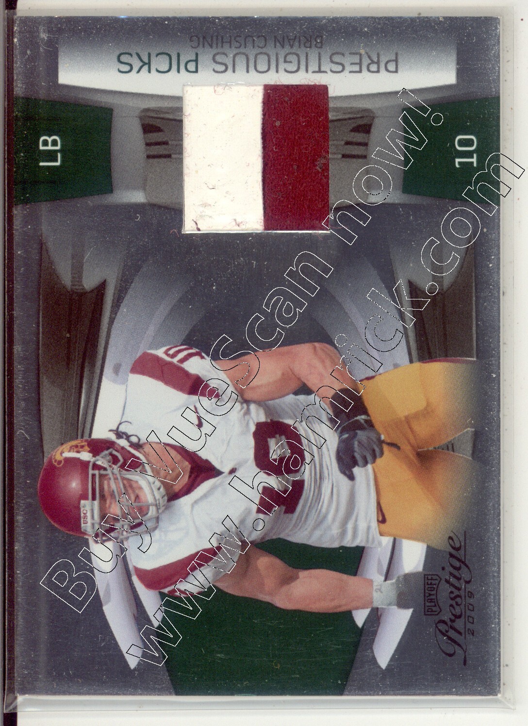 brian cushing rookie rc draft gu jersey patch usc trojans 2C college ...