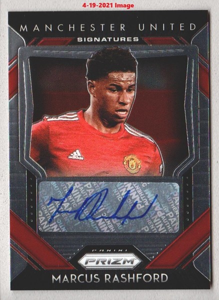 2020-21 Panini Prizm Premier League - Signatures #S-MRA Marcus Rashford ...