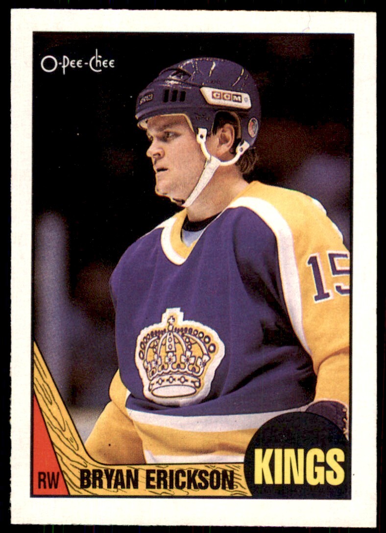 1987-88 O-Pee-Chee Bryan Erickson . Los Angeles Kings #130 | eBay