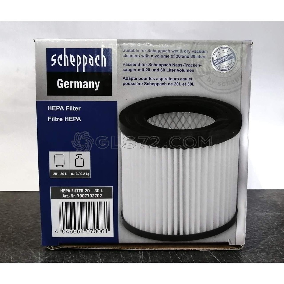 HEPA FILTER FOR VACUUM CLEANERS SCHEPPACH ASP20-ES ASP30-ES ASP30-OES ...