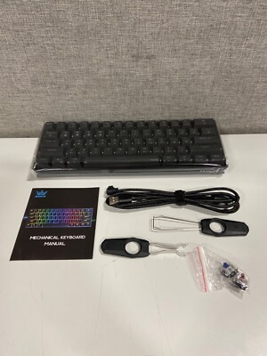 DIERYA DK61 Mechanical Gaming Keyboard RGB Backlit W/ Cable ...