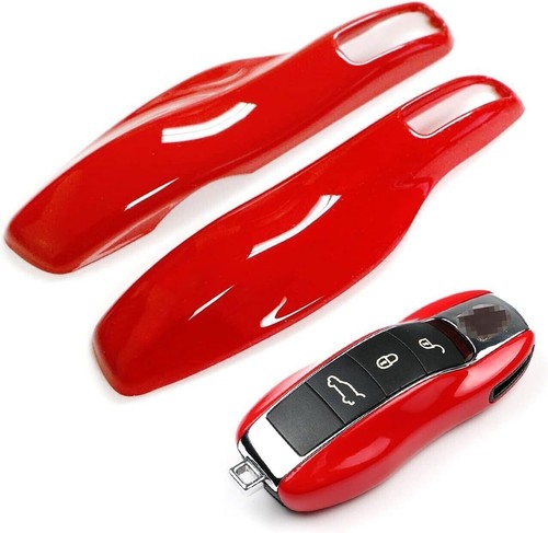 Red Remote Smart Key Shell Holder Cover For Porsche Cayenne Panamera ...