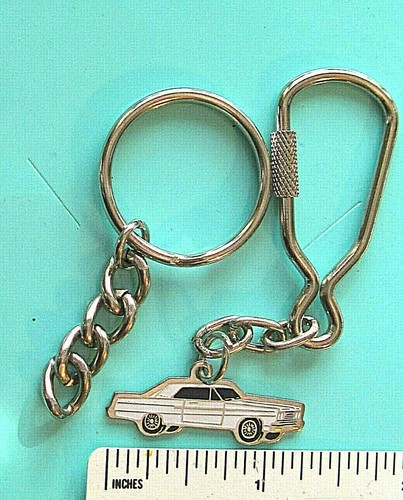 65 1965 Ford FAIRLANE - keychain , key chain GIFT BOXED white GA1765af ...