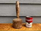 Antique Primitive Wood Pestle Masher Vintage Natural Aged Patina ...