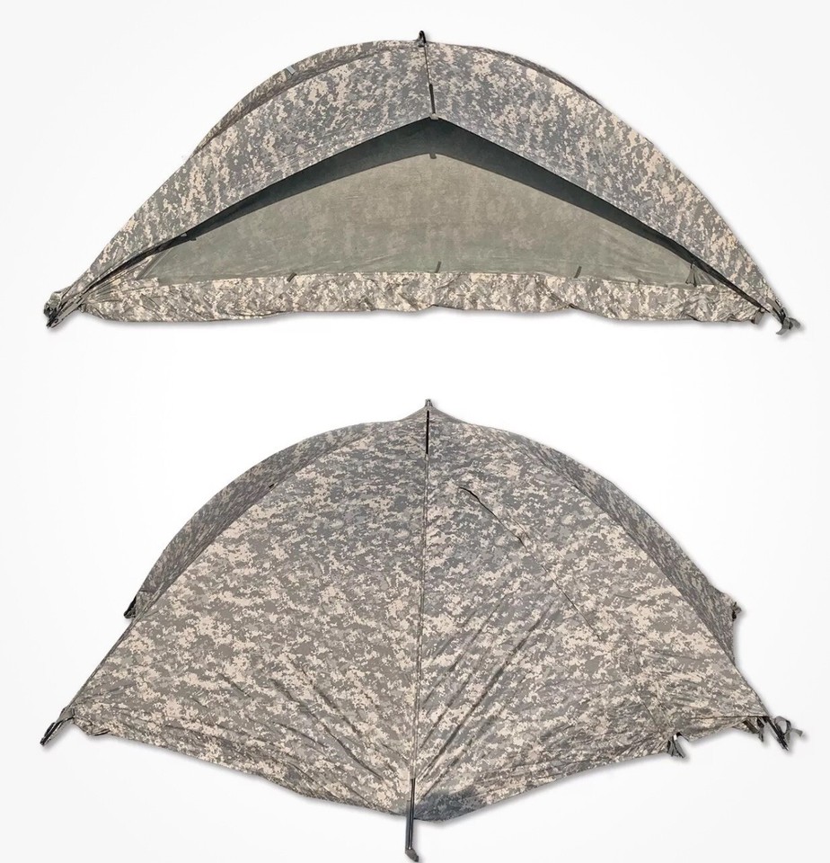 NEW* US Military Issue IMPROVED COMBAT SHELTER One Person Tent, Orc ...