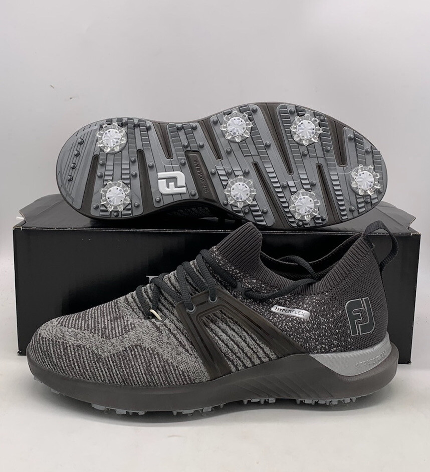 FootJoy FJ HYPERFLEX Golf Shoes Charcoal Grey White 51081 Mens Size | eBay