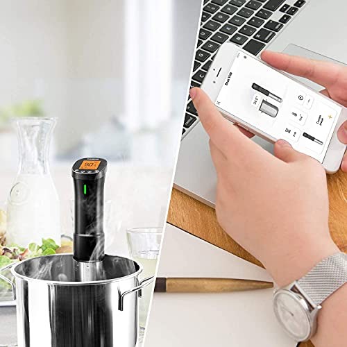 Wifi Sous Vide Cooker, 1000W Sous Vide Machine, Remote Control ...