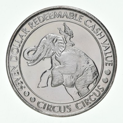 Circus Circus $7 Casino Gaming Token Estate Coin Collection *625 | eBay