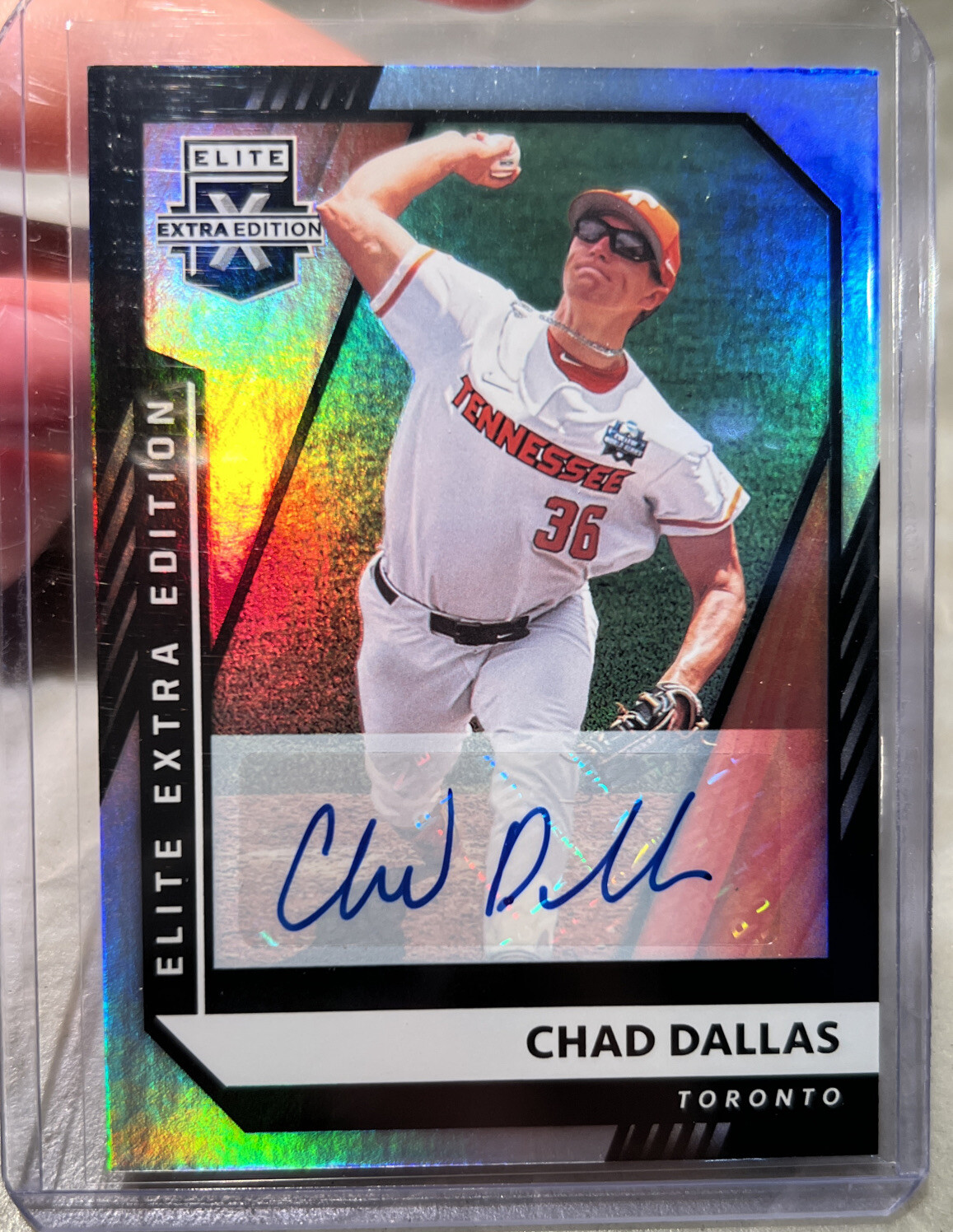 Chad Dallas 2021 Panini Elite Extra Edition Auto Prospect Autograph ...